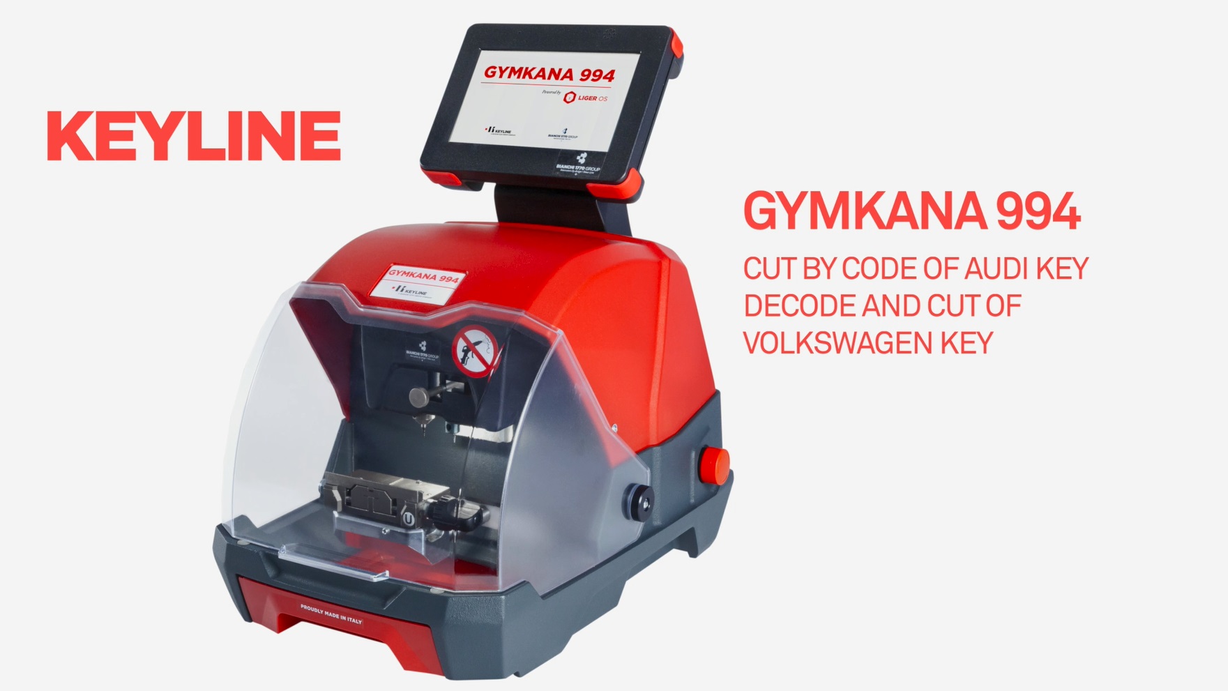 Keyline Gymkana 994 | Cut by code of Audi key. Decode and cut of ...